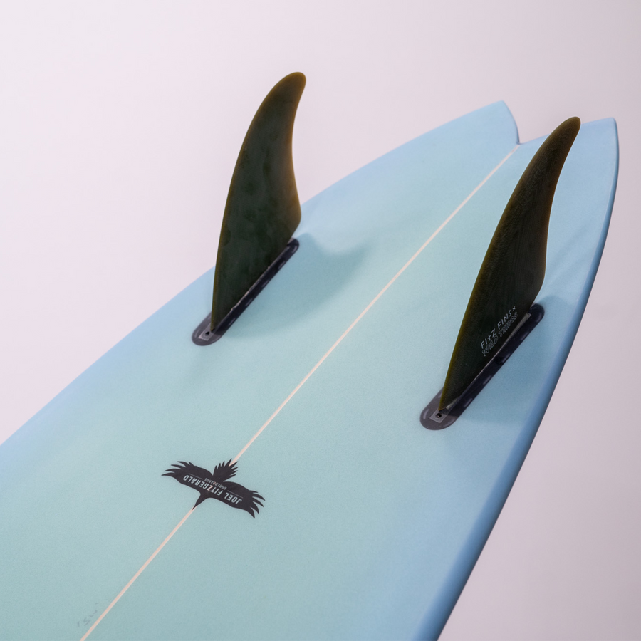 Mid Length Cosmic Twin Fin – Joel Fitzgerald Surfboards